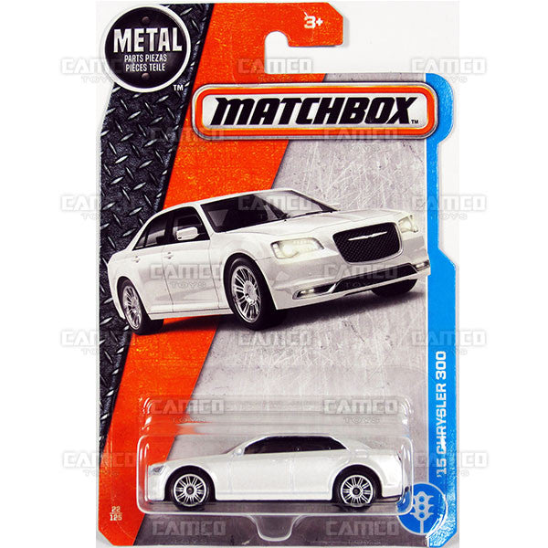 15 Chrysler 300 #22 white - 2017 Matchbox Basic J Case assortment ...